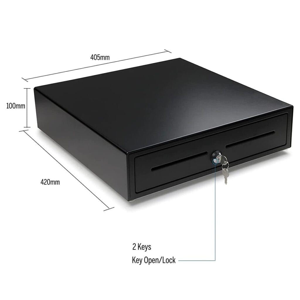 ATPOS 405CB Cash Drawer 5 Note + 5 Coin RJ11 | Heavy Duty Metal POS ...
