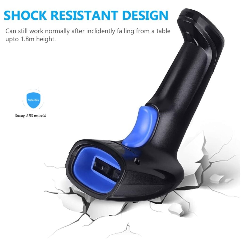 Atpos AT-1100L 1D USB Laser Barcode Scanner | USB | 2.4Ghz Wireless ...